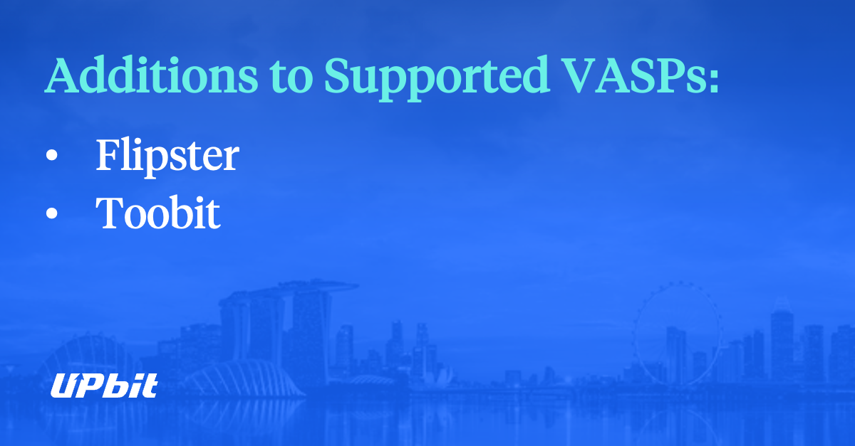 Addition to Approved VASPs