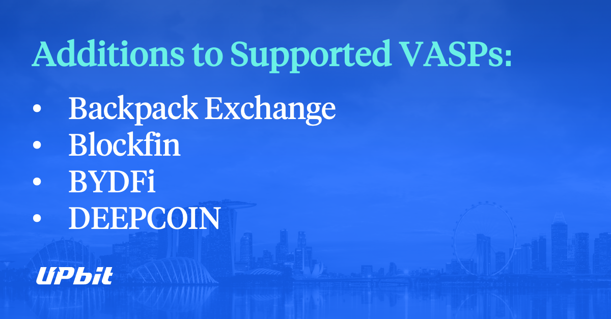 Addition to Approved VASPs